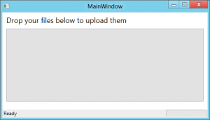 Drag and drop files to WPF application and asynchronously upload to ASP ...