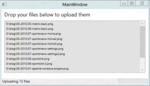 Drag and drop files to WPF application and asynchronously upload to ASP.NET Web API | Strathweb ...